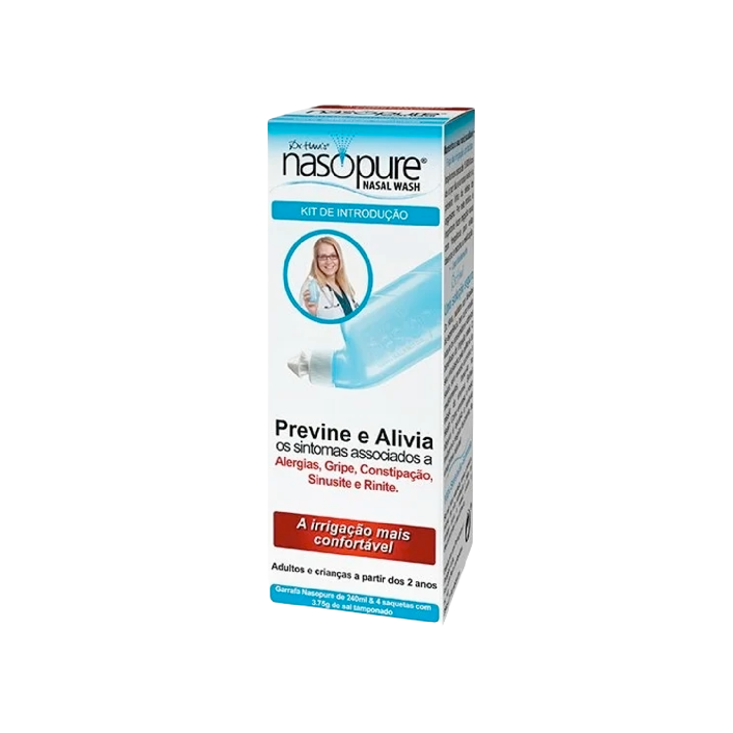 Nasopure Sistema de Irrigação Nasal - Farmácia Cuida